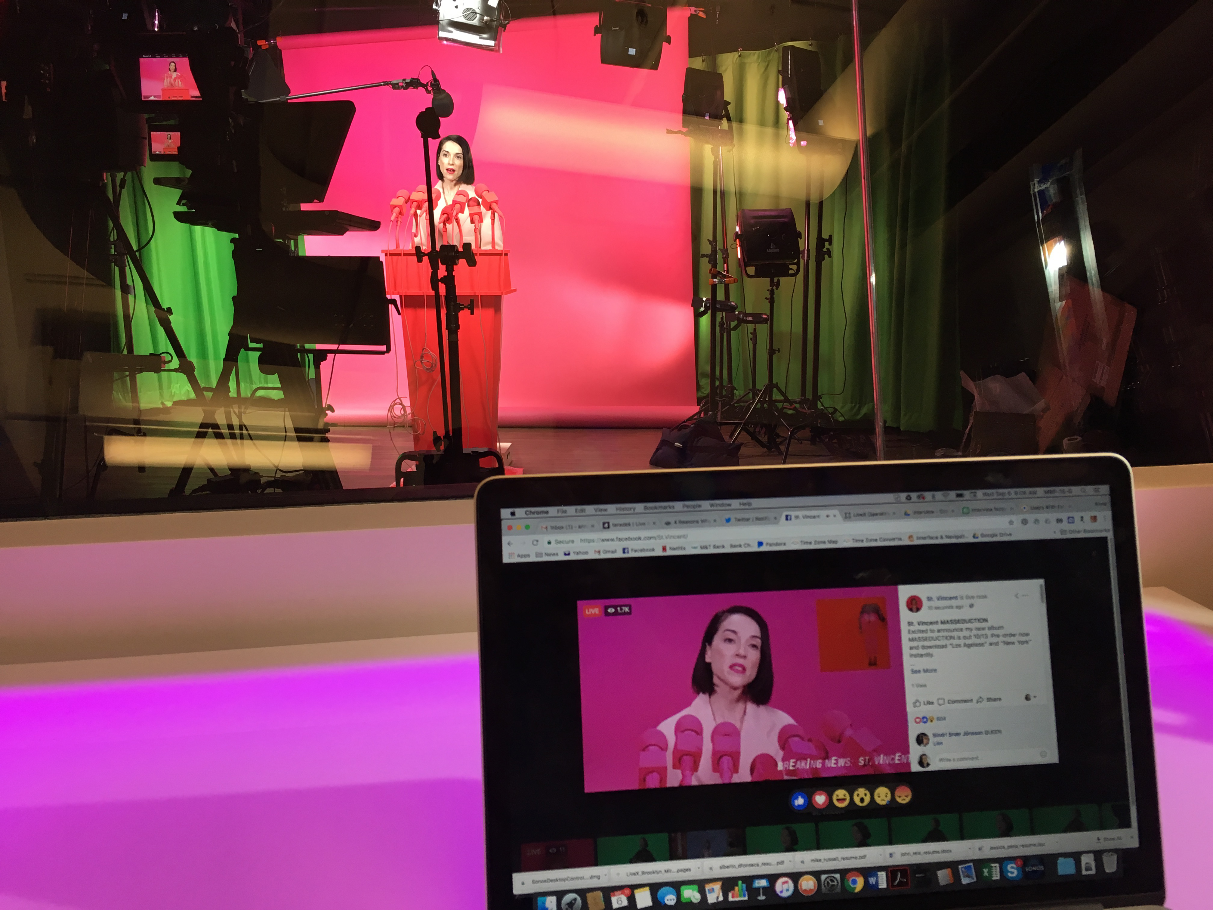 St. Vincent Launches Album at Live X Studios | Live X